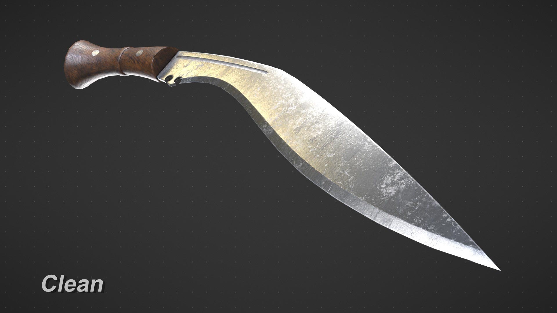 Kukri Machete Game Ready 3D Model - TurboSquid 2208753