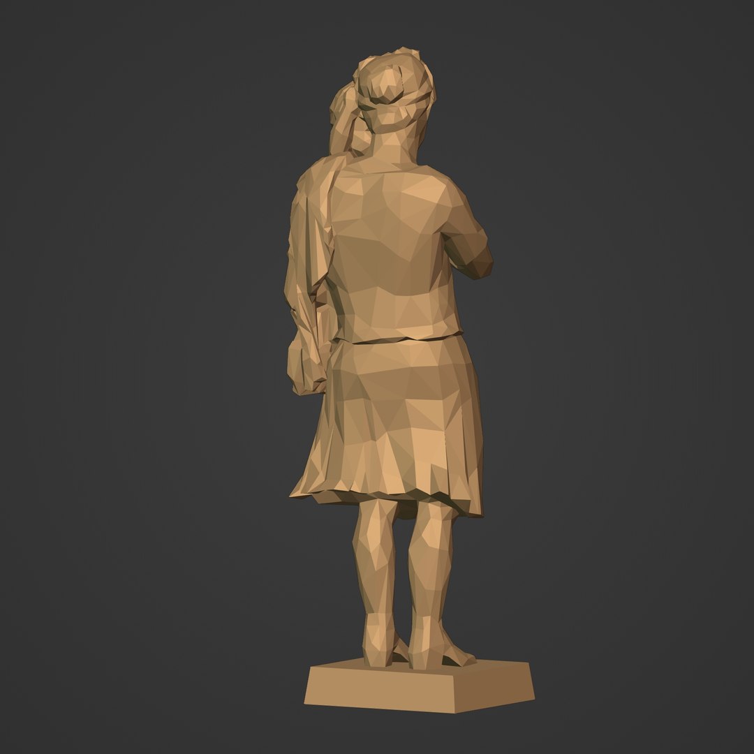 Woman Statue 3D Model - TurboSquid 2100965