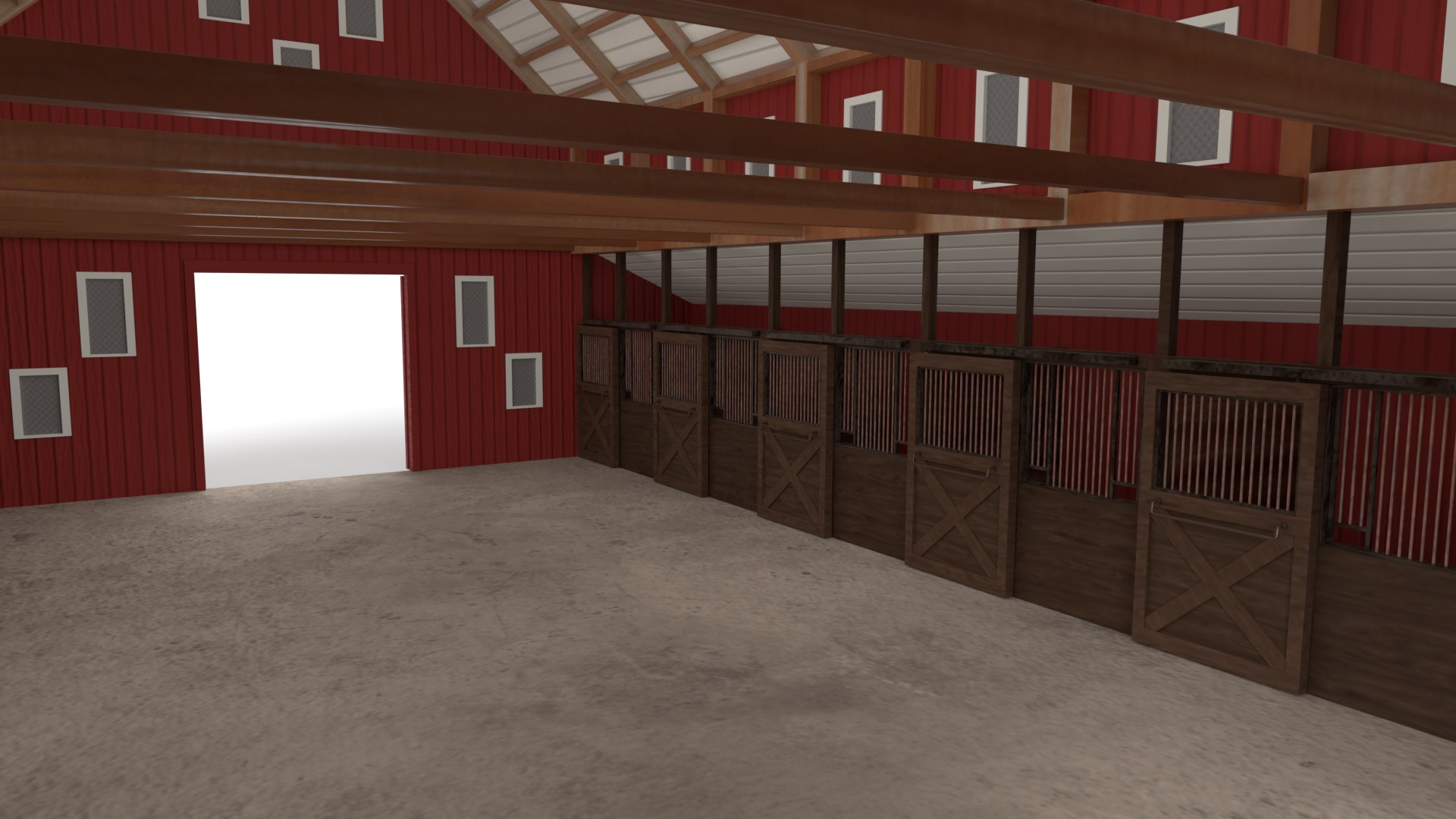 Barn Farm 3D - TurboSquid 1694455