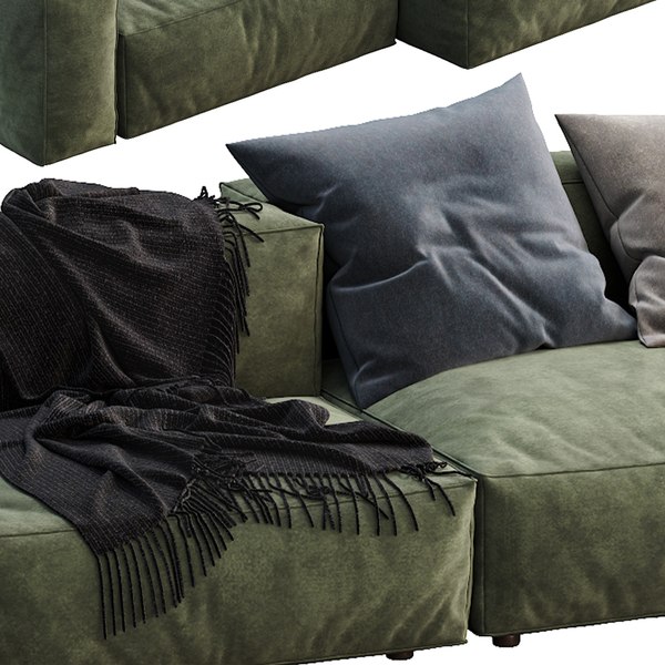 Flexteam sofa reef 3D model - TurboSquid 1568765