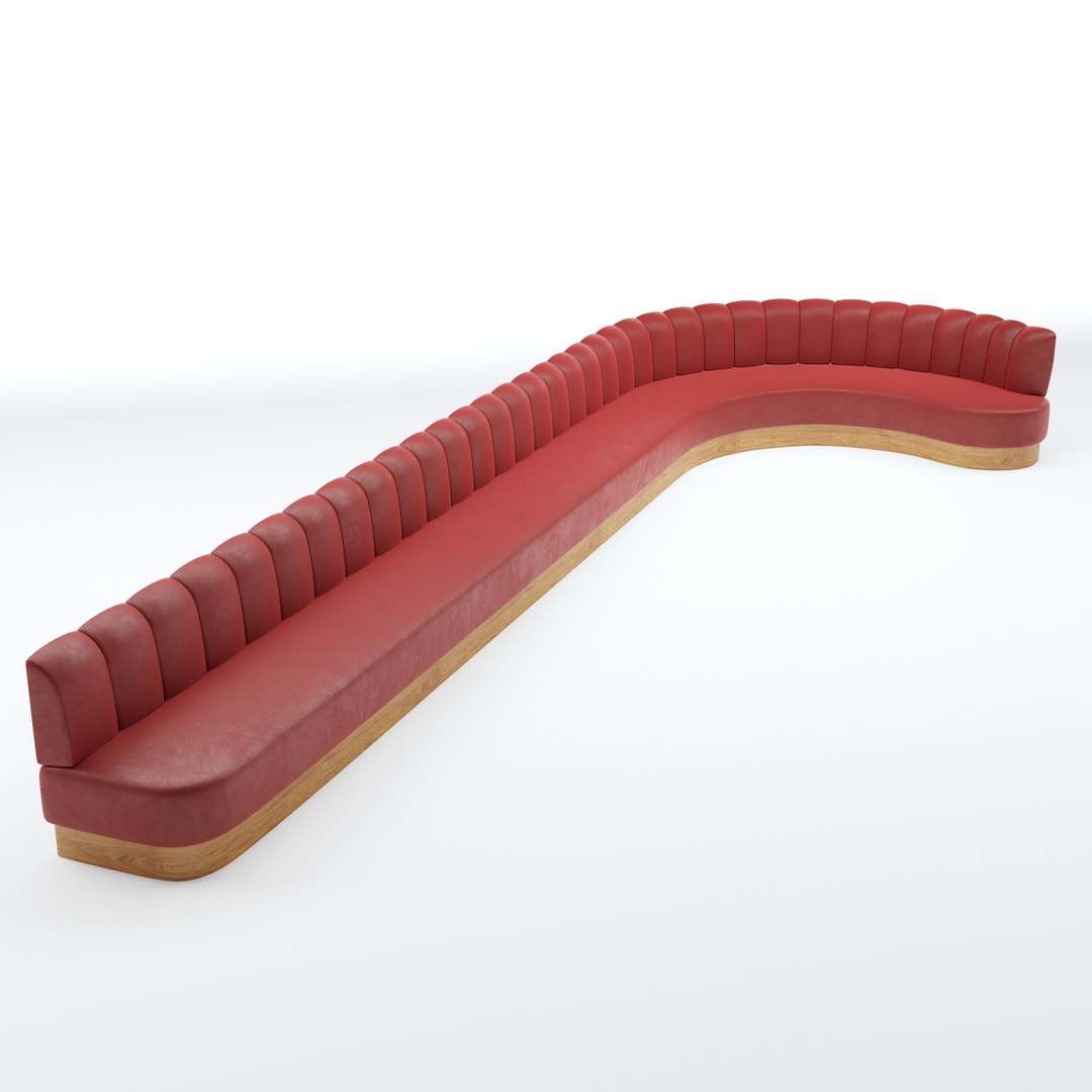 Various Banquette Seating 3D Model - TurboSquid 1944227