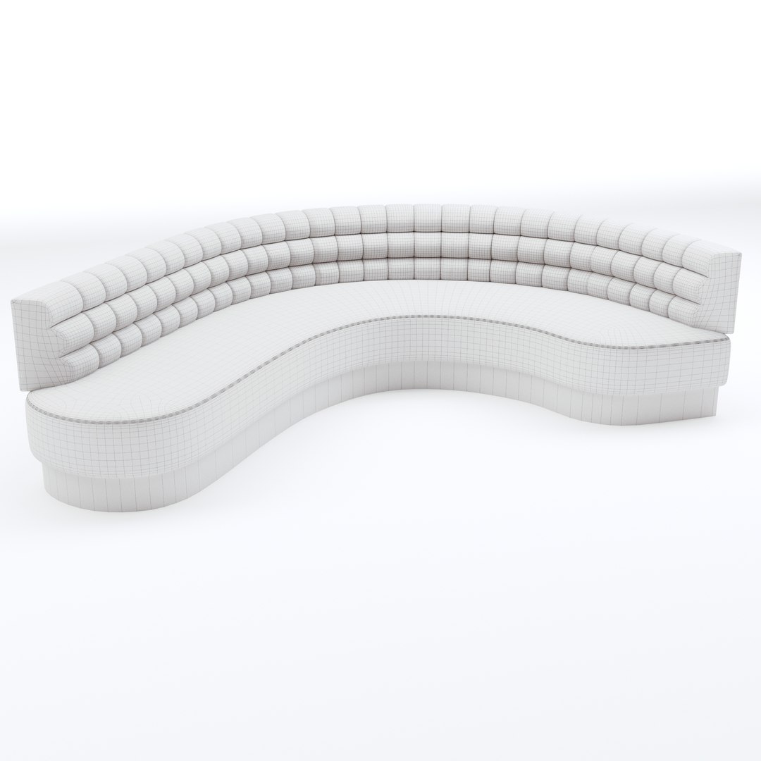 Various Banquette Seating 3D Model - TurboSquid 1944227