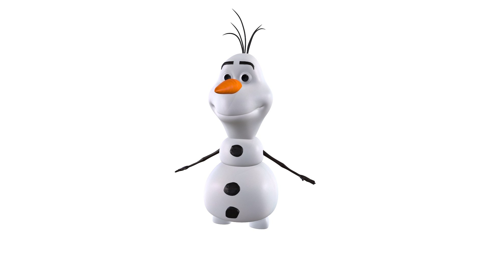 Olaf Snowman 3D - TurboSquid 1803590