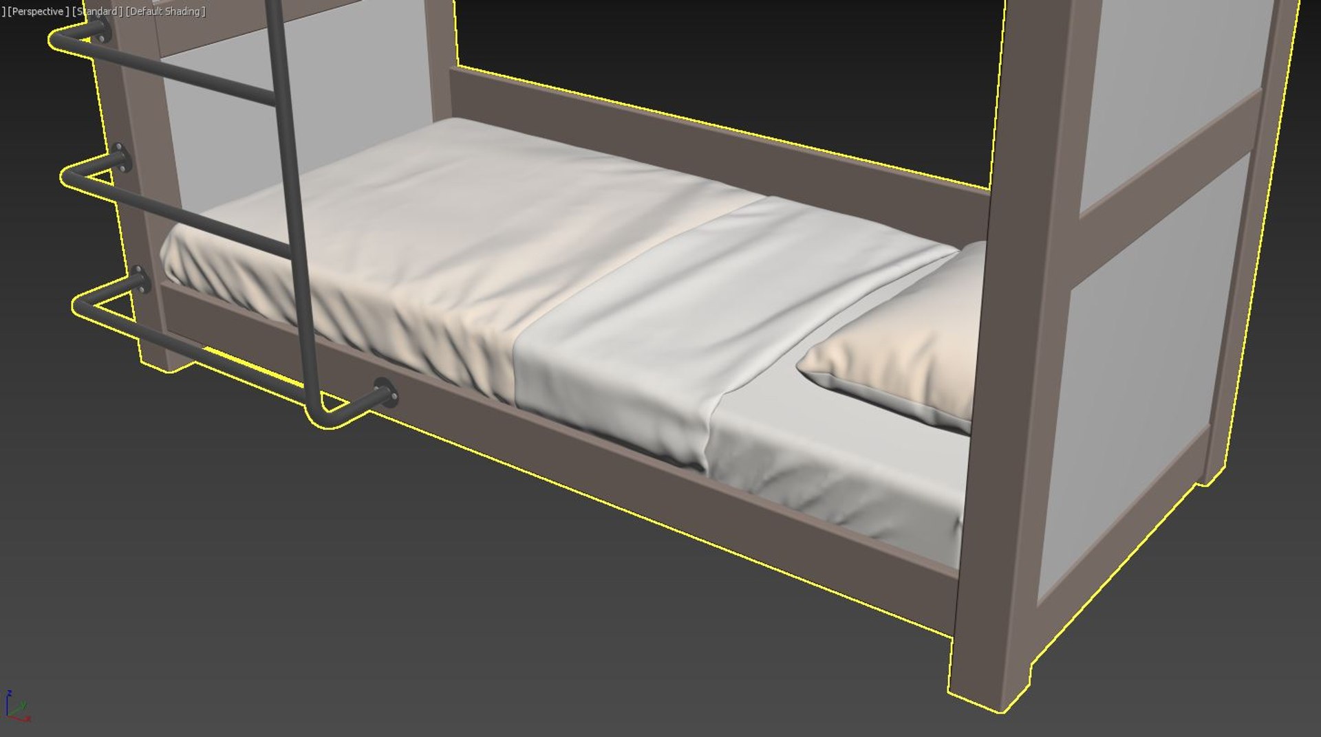 Bunk Bed For Hostel 3D Model - TurboSquid 1995004