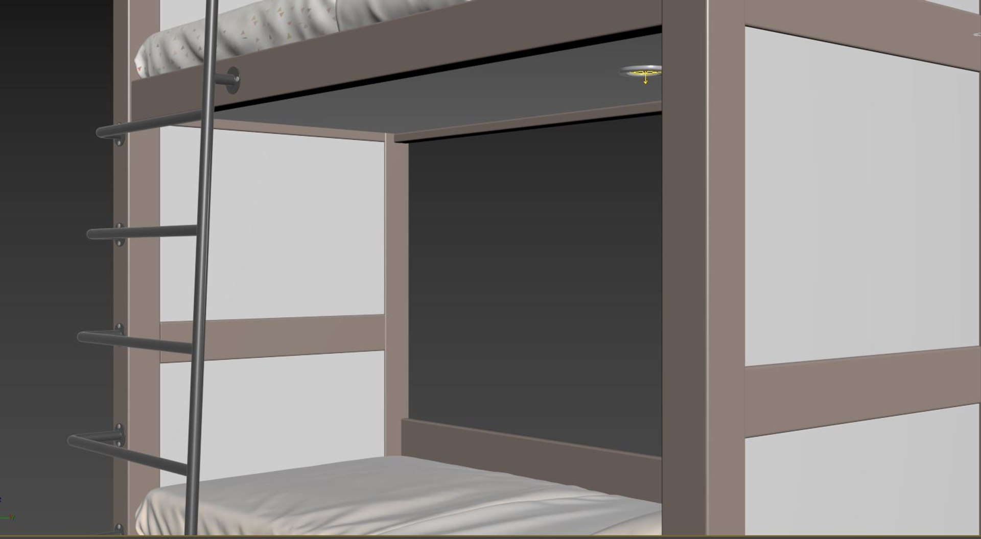 Bunk Bed For Hostel 3D Model - TurboSquid 1995004