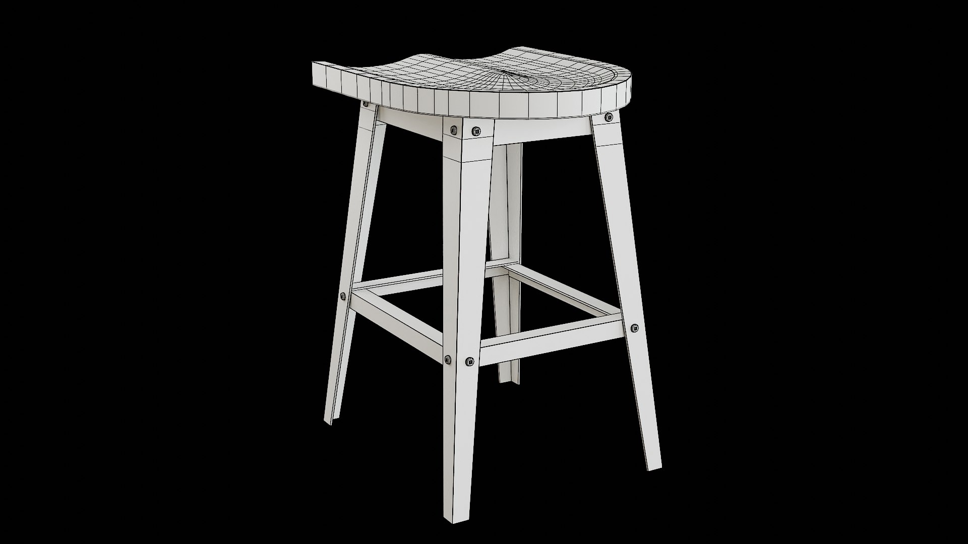 3D Bar Chair Model - TurboSquid 1542776