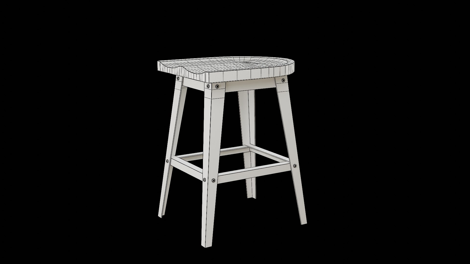3D Bar Chair Model - TurboSquid 1542776