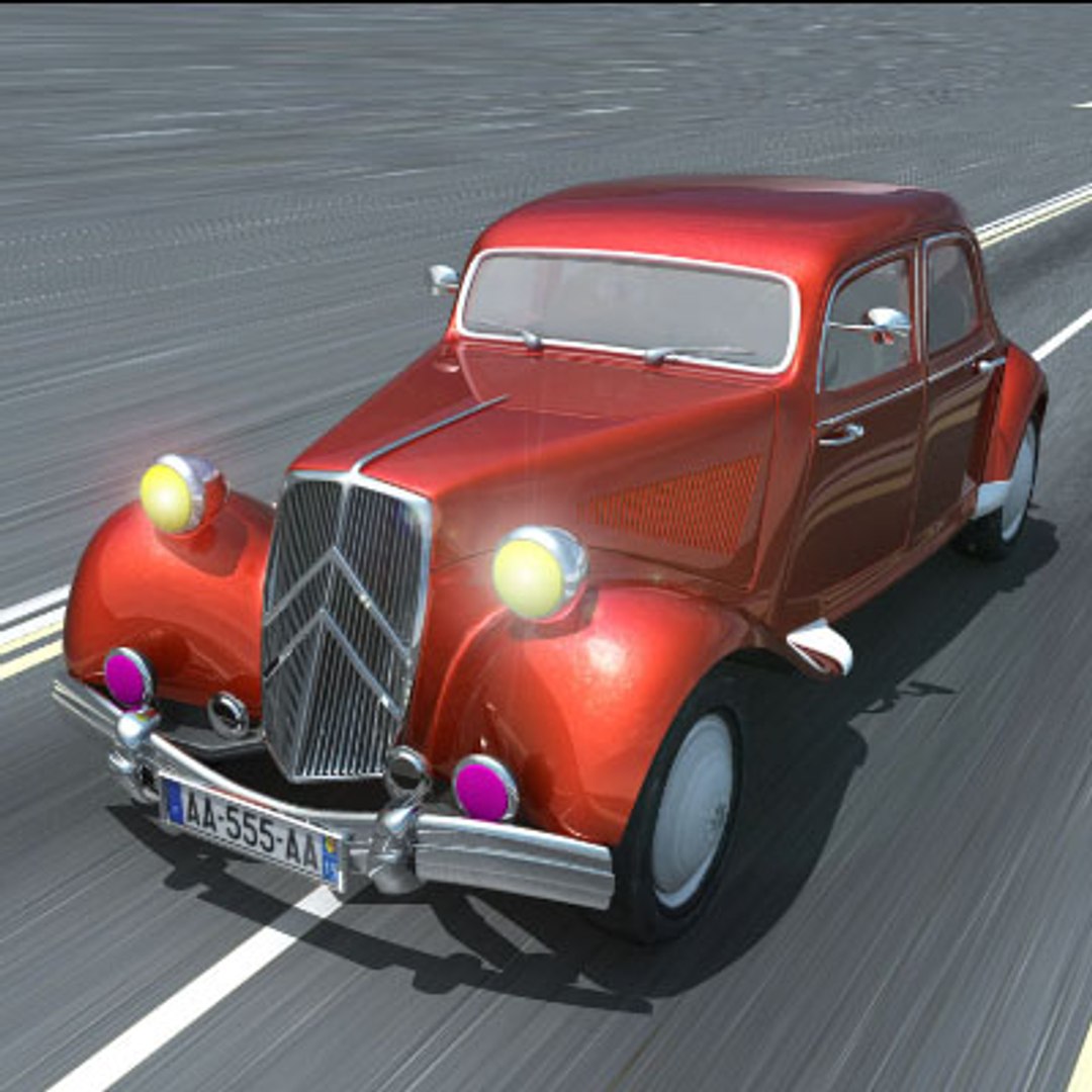 3d citroen traction model