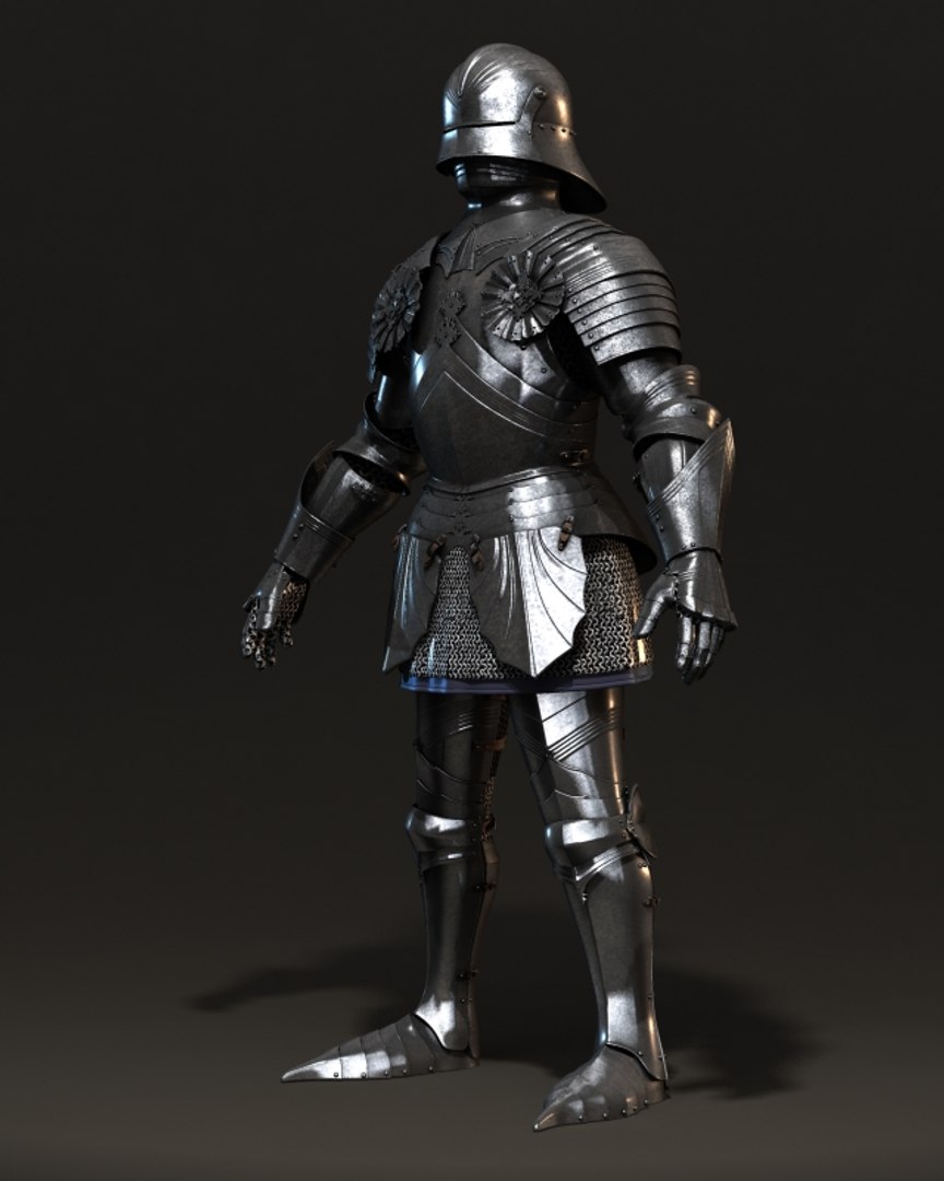 Heavy Armored Knight Armour 3d Model
