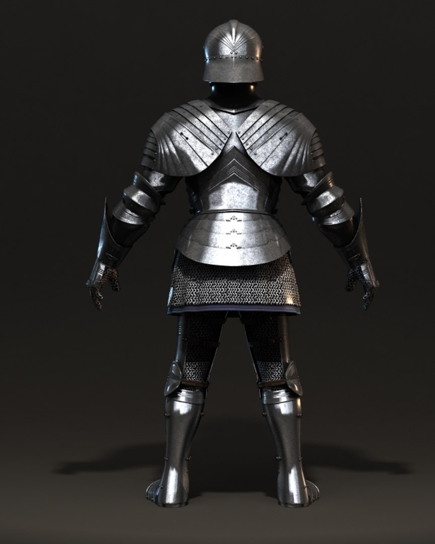 Heavy Armored Knight Armour 3d Model