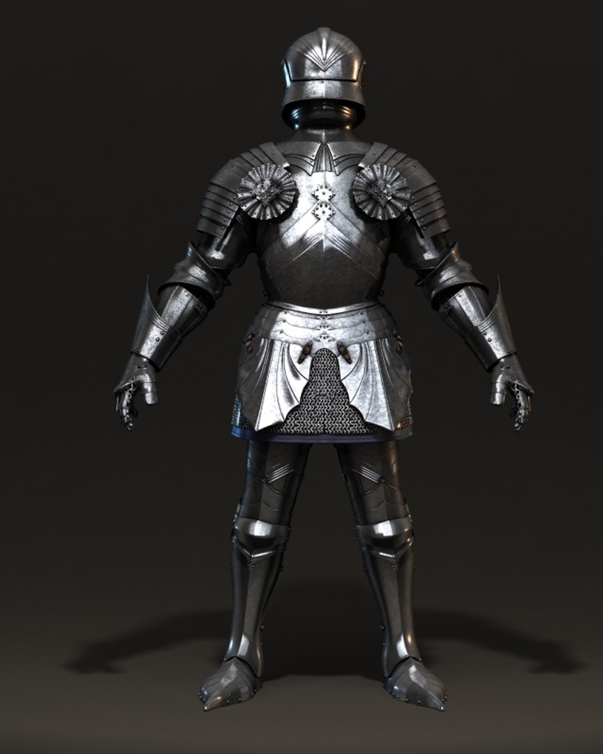Heavy Armored Knight Armour 3d Model