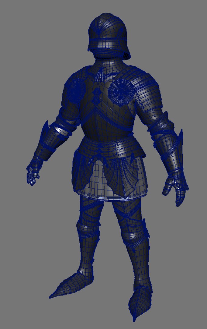 Heavy Armored Knight Armour 3d Model