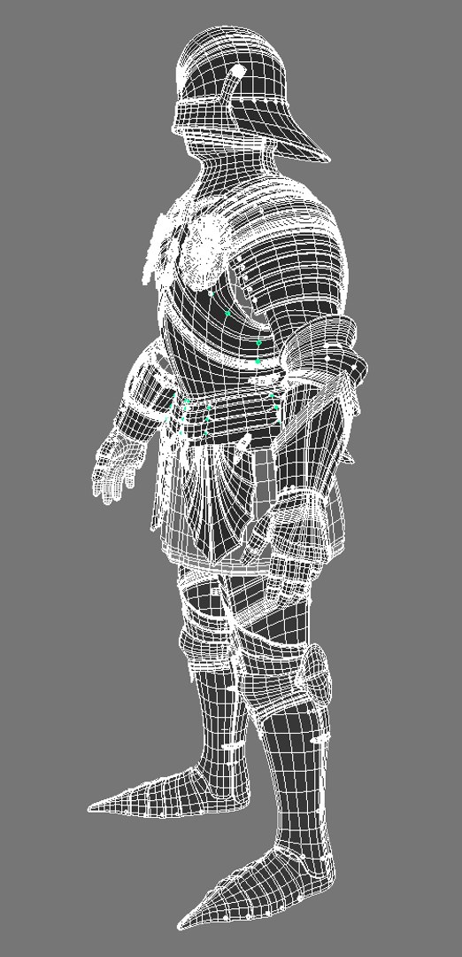 Heavy Armored Knight Armour 3d Model