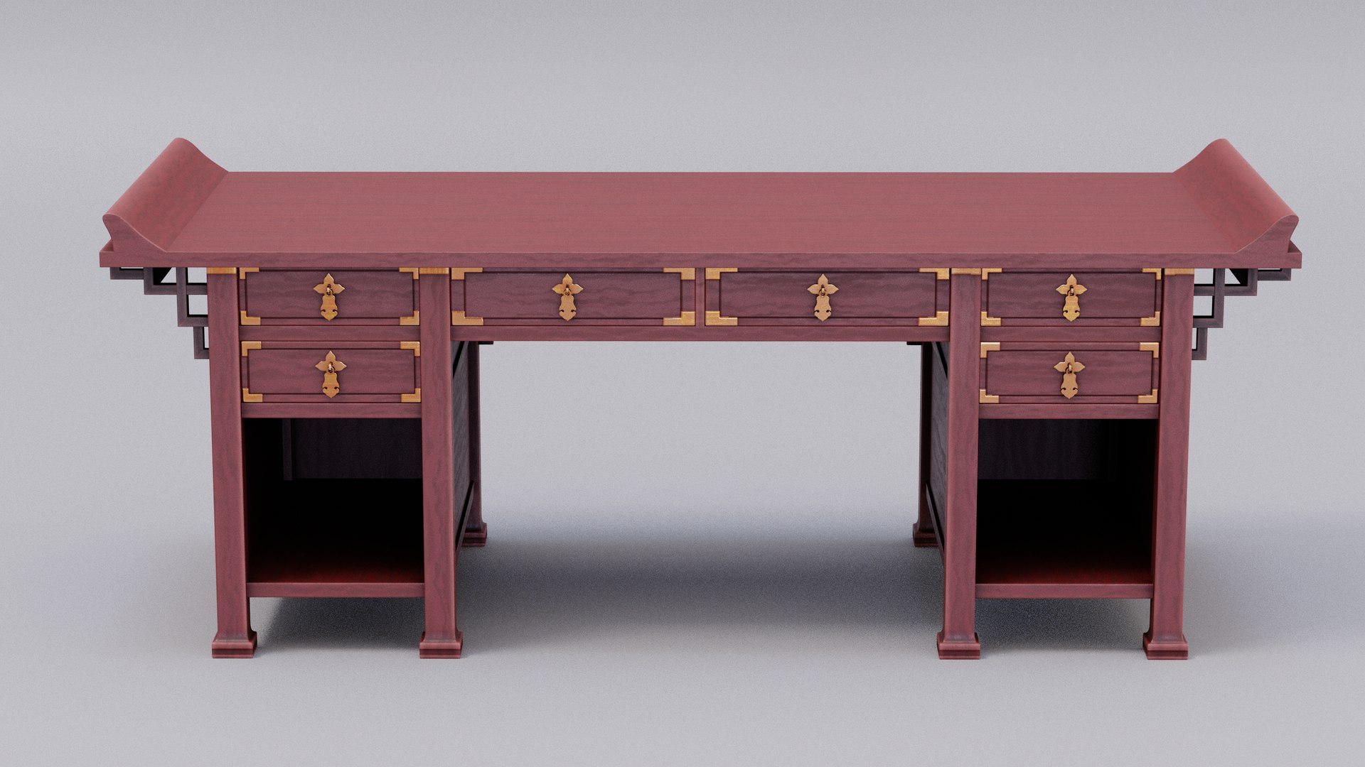3D Chinese Trade Furniture Kit - 00 Desk - TurboSquid 2021261