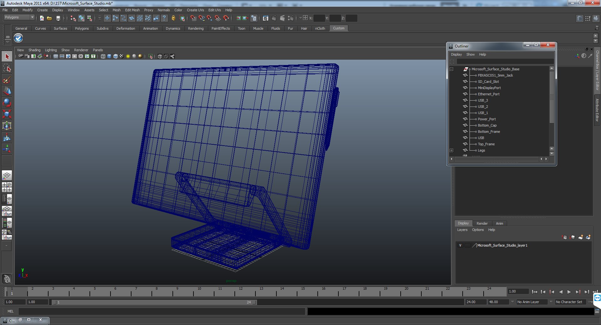 Microsoft Surface Studio Model - TurboSquid 1242858
