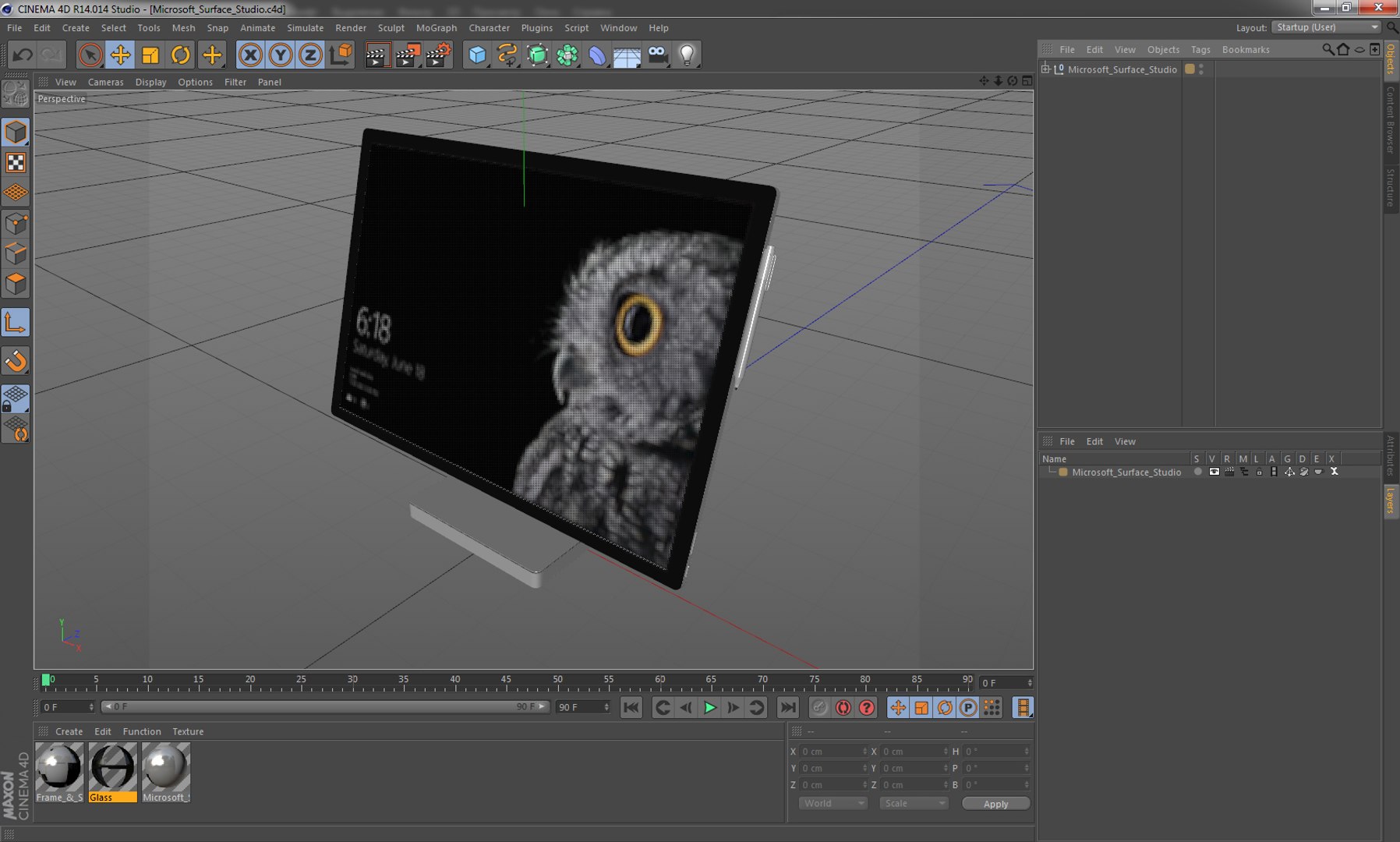 Microsoft Surface Studio Model - TurboSquid 1242858