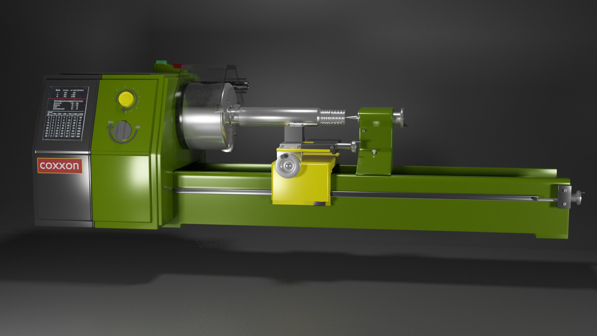 Lathe 3D Model - TurboSquid 2021456