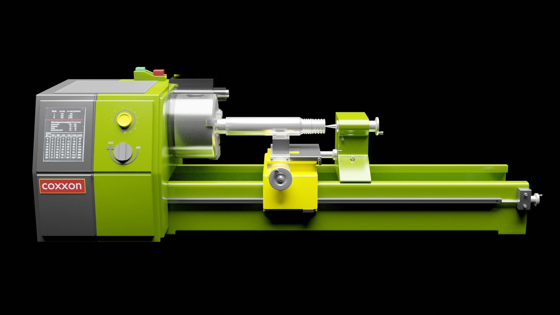 Lathe 3D Model - TurboSquid 2021456