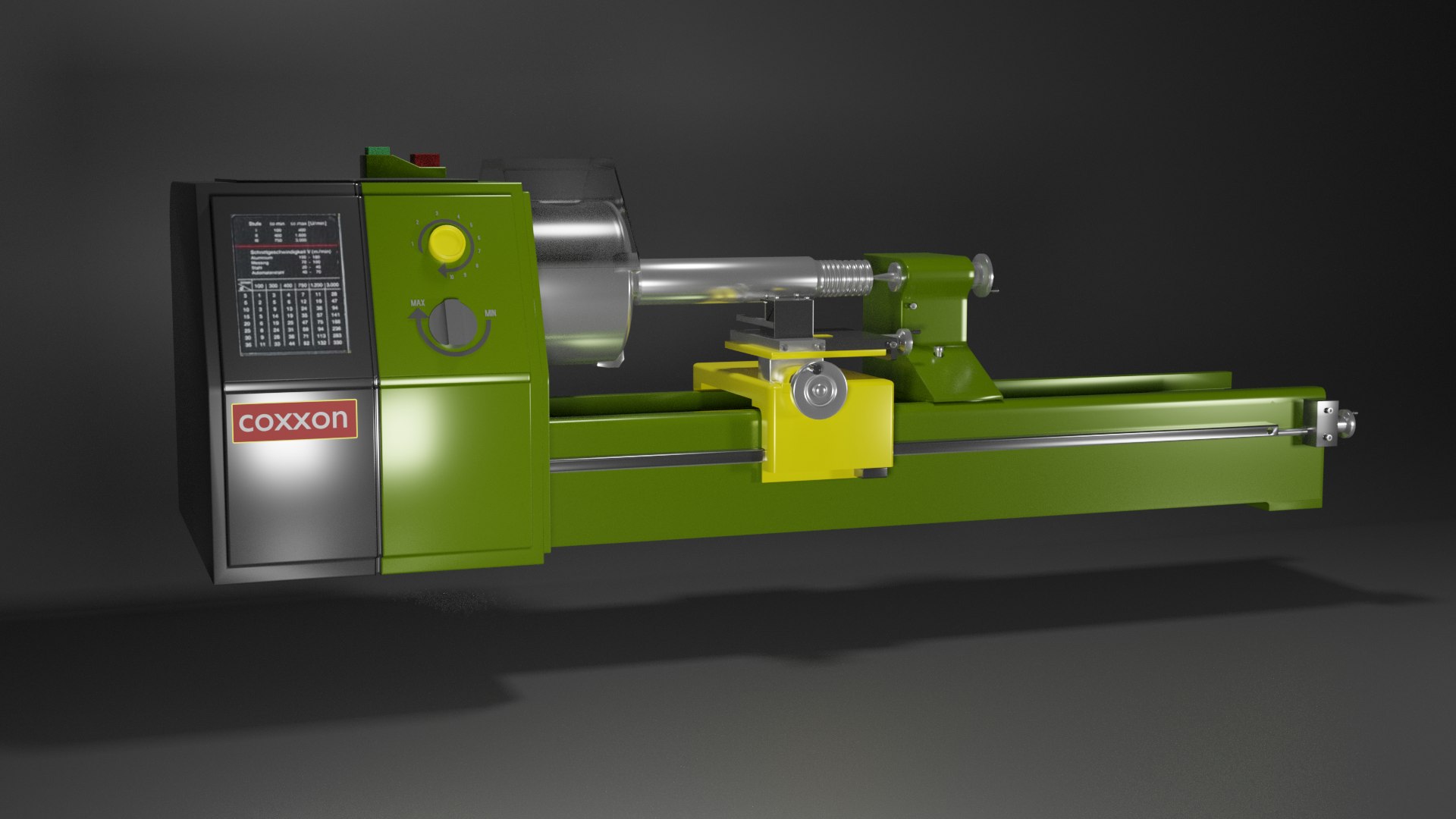 Lathe 3D Model - TurboSquid 2021456