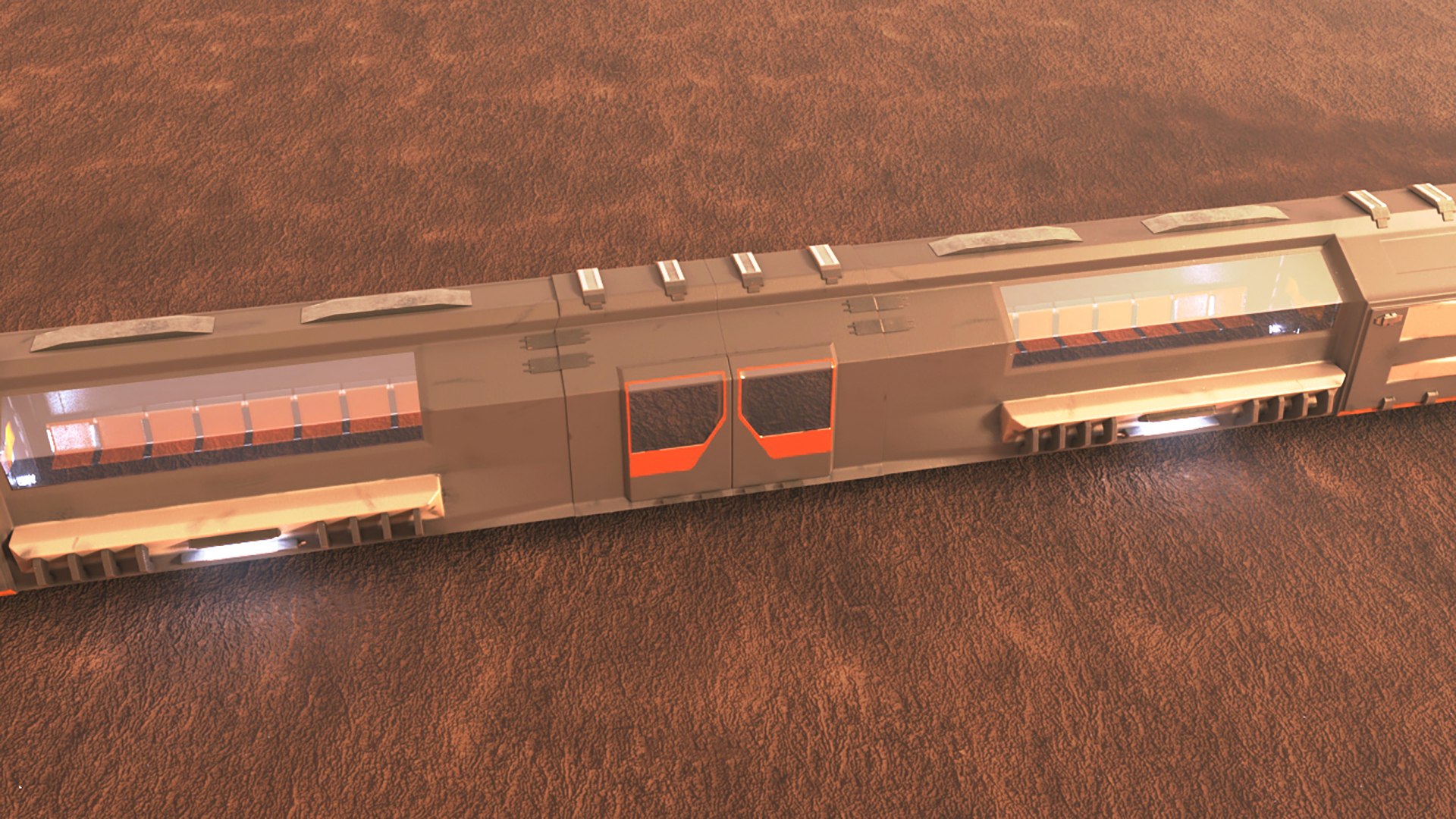Sci-fi Train 3D Model - TurboSquid 1708416