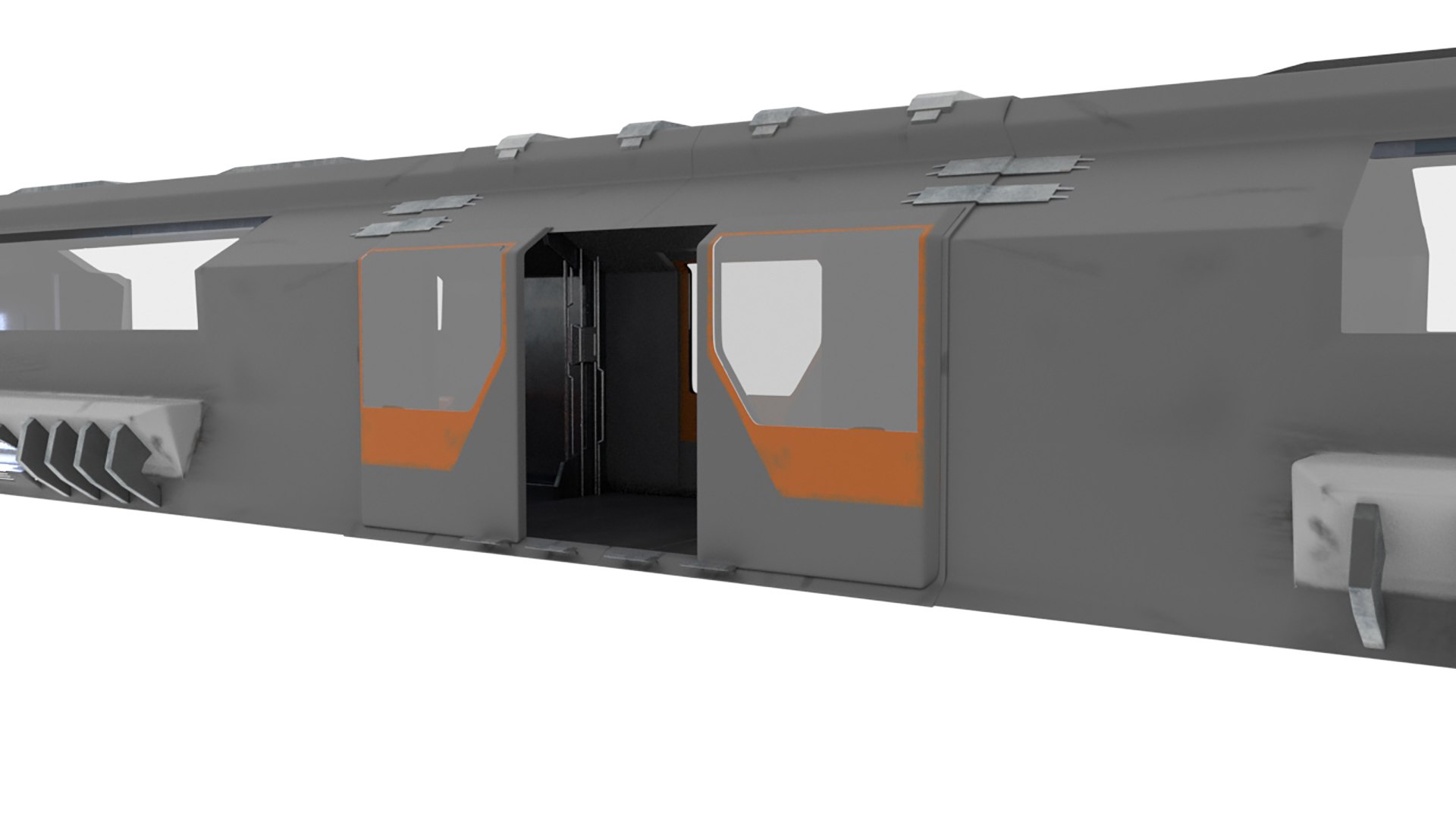 Sci-fi Train 3D Model - TurboSquid 1708416