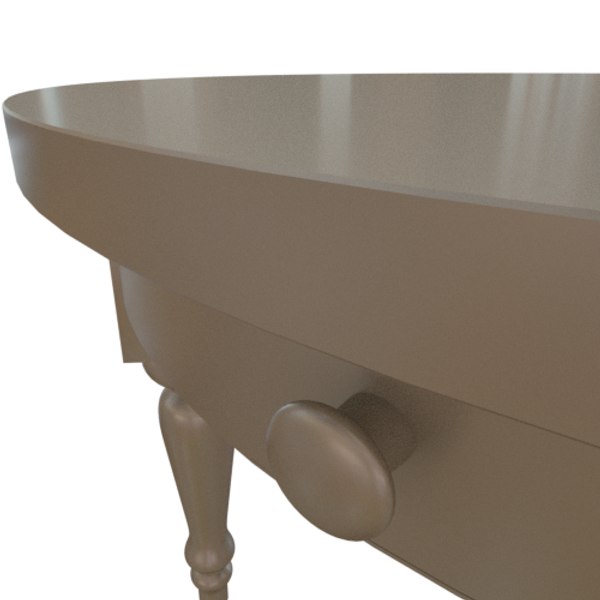 3d ikea isala table model