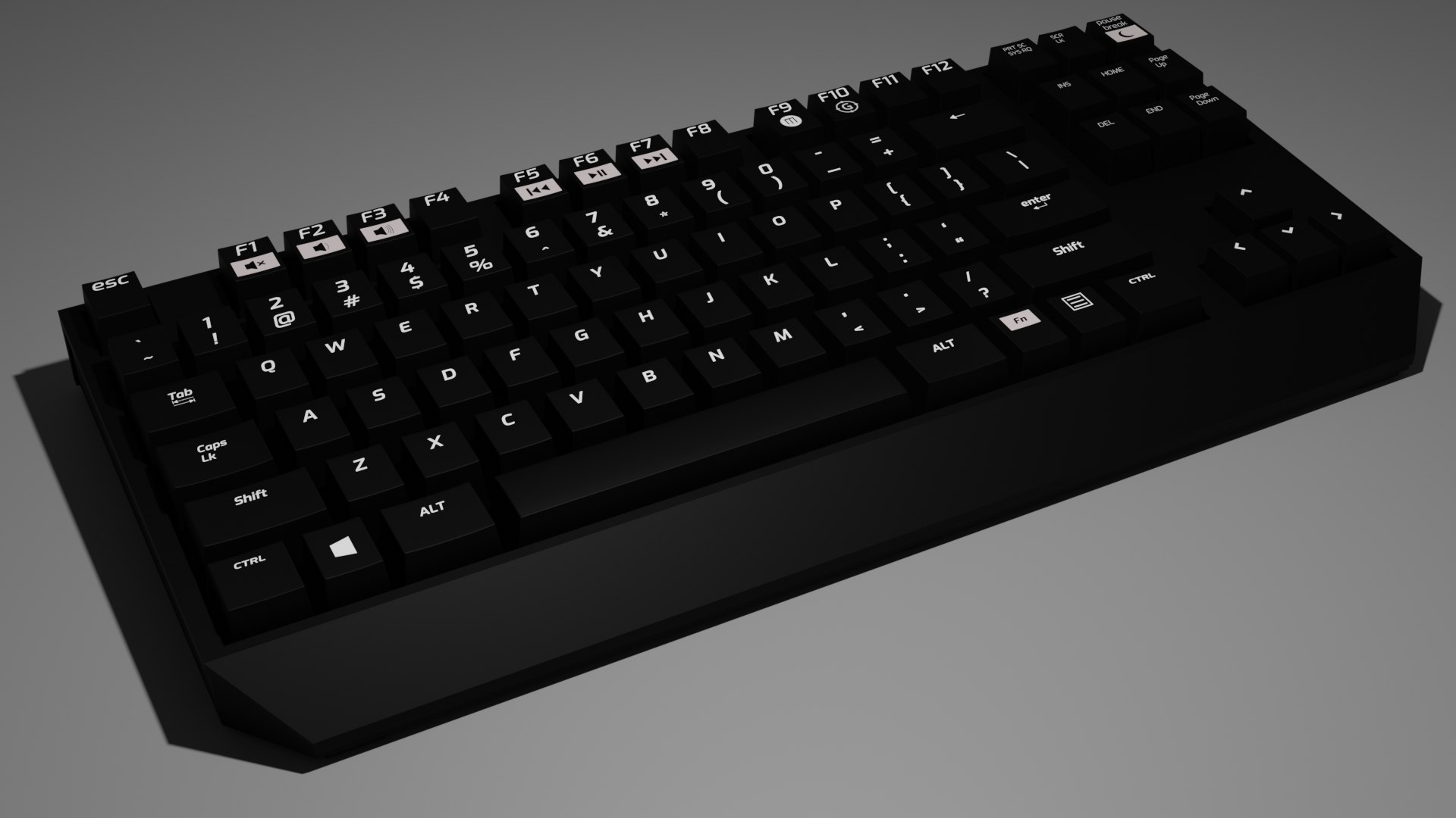 3D PC Keyboard Model - TurboSquid 1734223