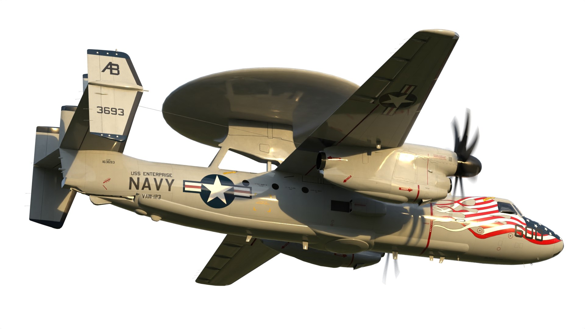 3D E-2 Hawkeye - TurboSquid 2028918