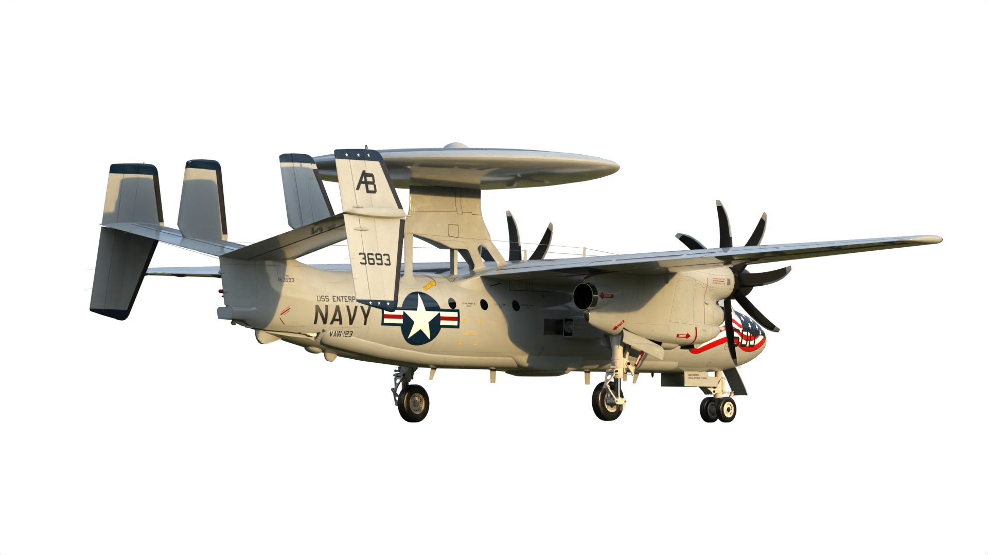 3D E-2 Hawkeye - TurboSquid 2028918