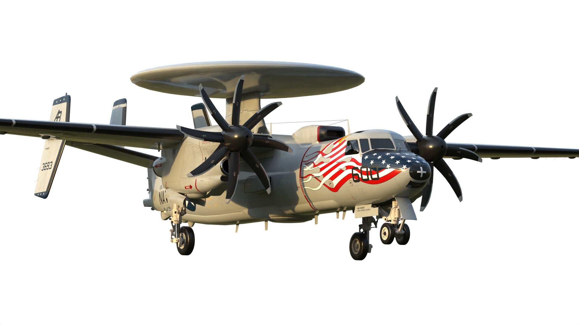 3D E-2 Hawkeye - TurboSquid 2028918