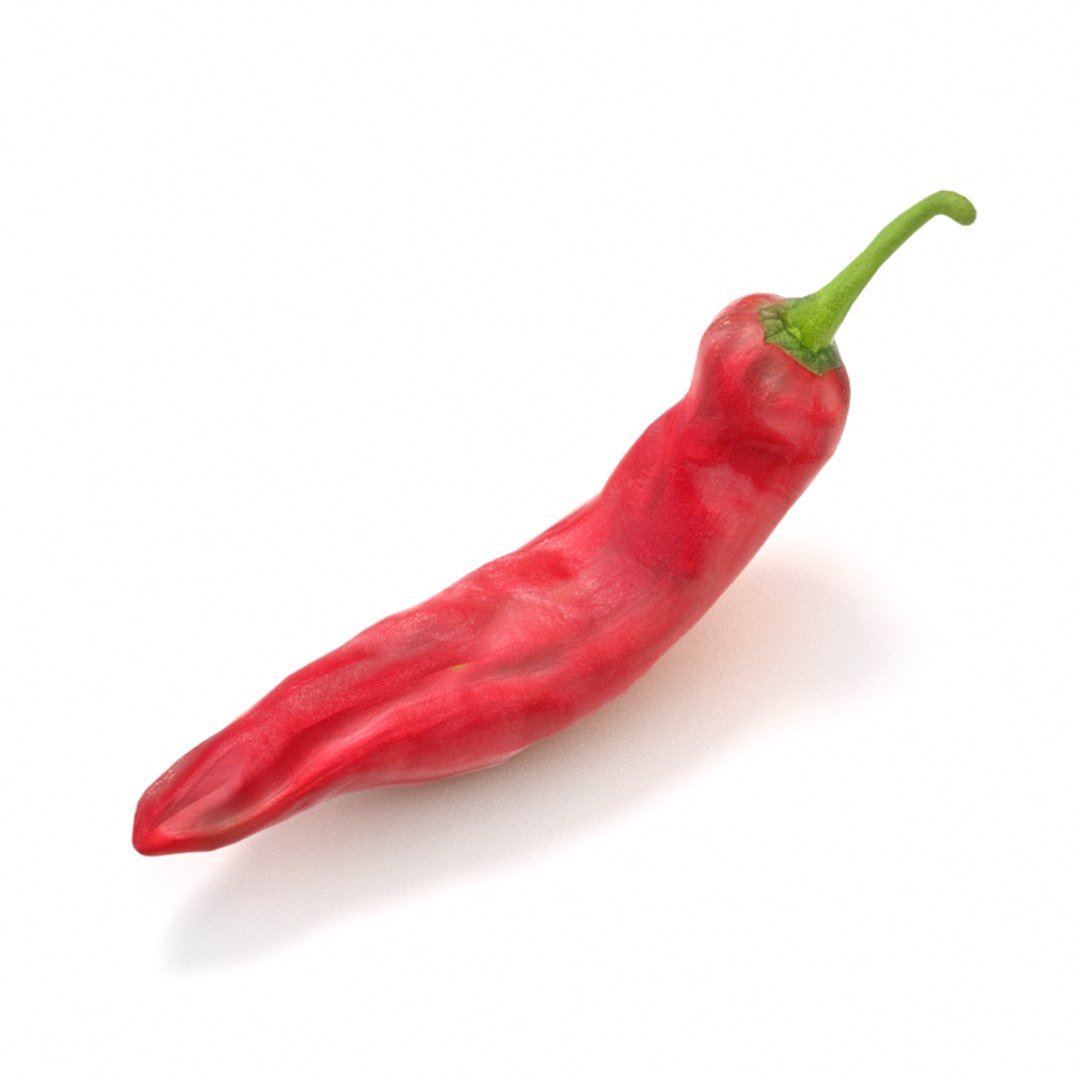 3d Chili Pepper Model