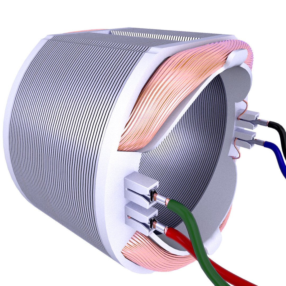 3D Professional Electric Motor Stator 41 - TurboSquid 2096764