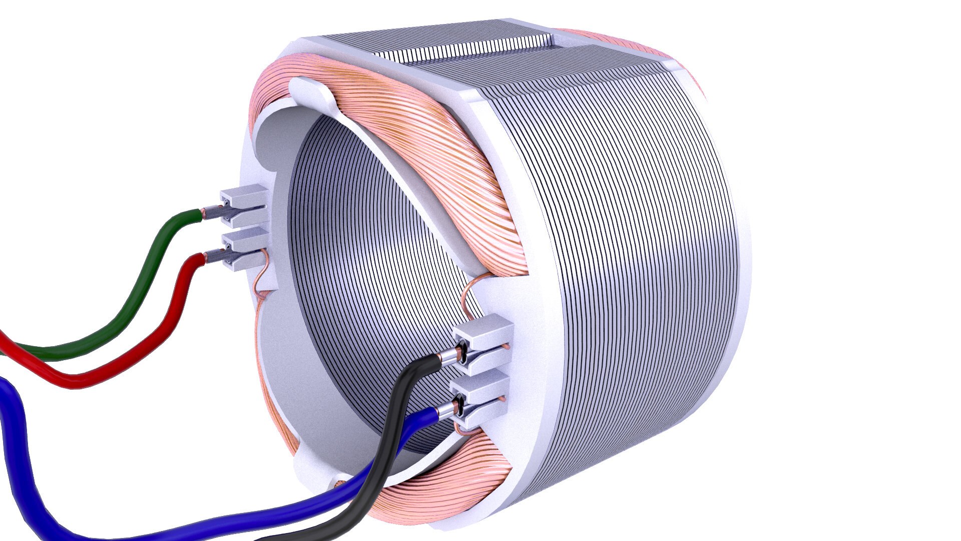 3D Professional Electric Motor Stator 41 - TurboSquid 2096764