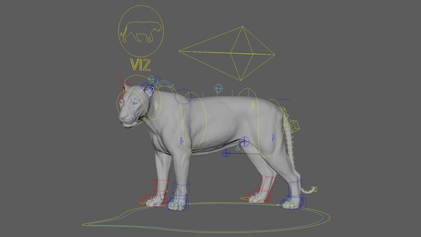 White Tiger RIGGED 3D model - TurboSquid 1729636