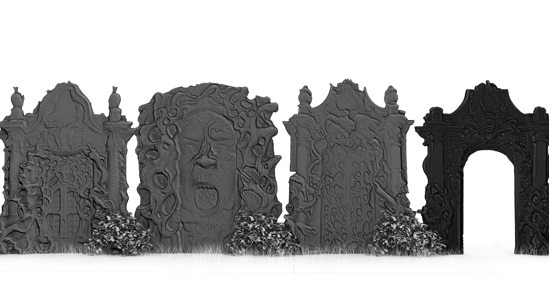 3D Classical Gate Pack - TurboSquid 2183039