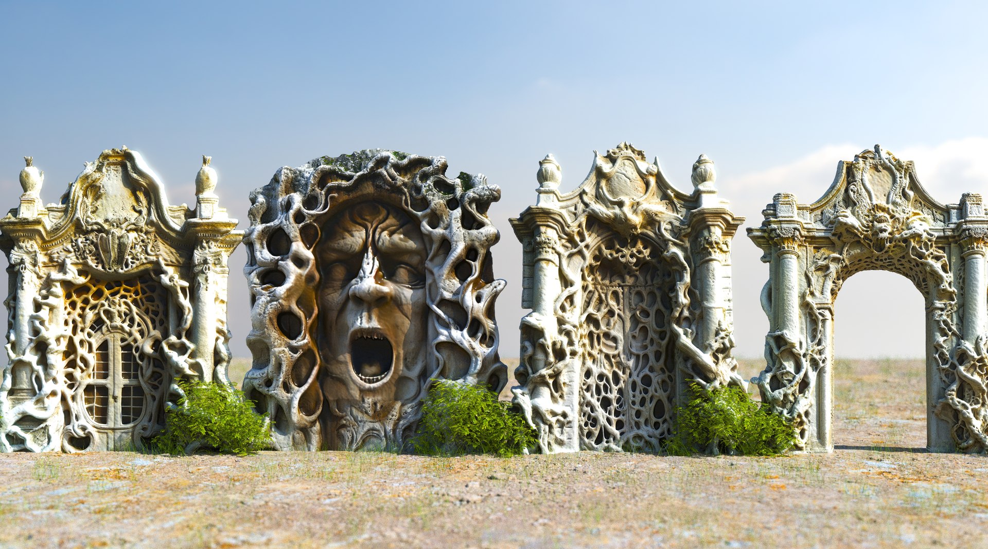 3D Classical Gate Pack - TurboSquid 2183039