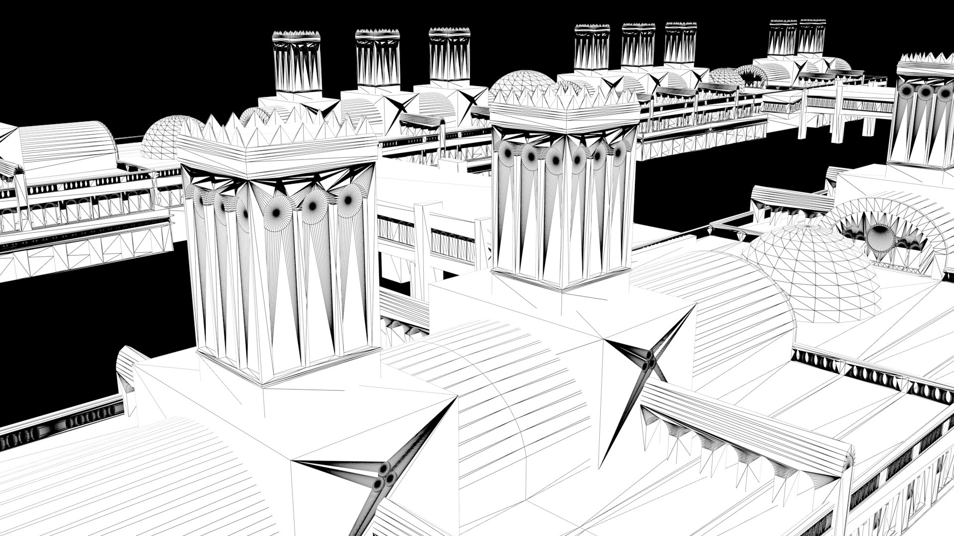 3D Model Central Souk Or Blue Souk Sharjah - TurboSquid 2296144