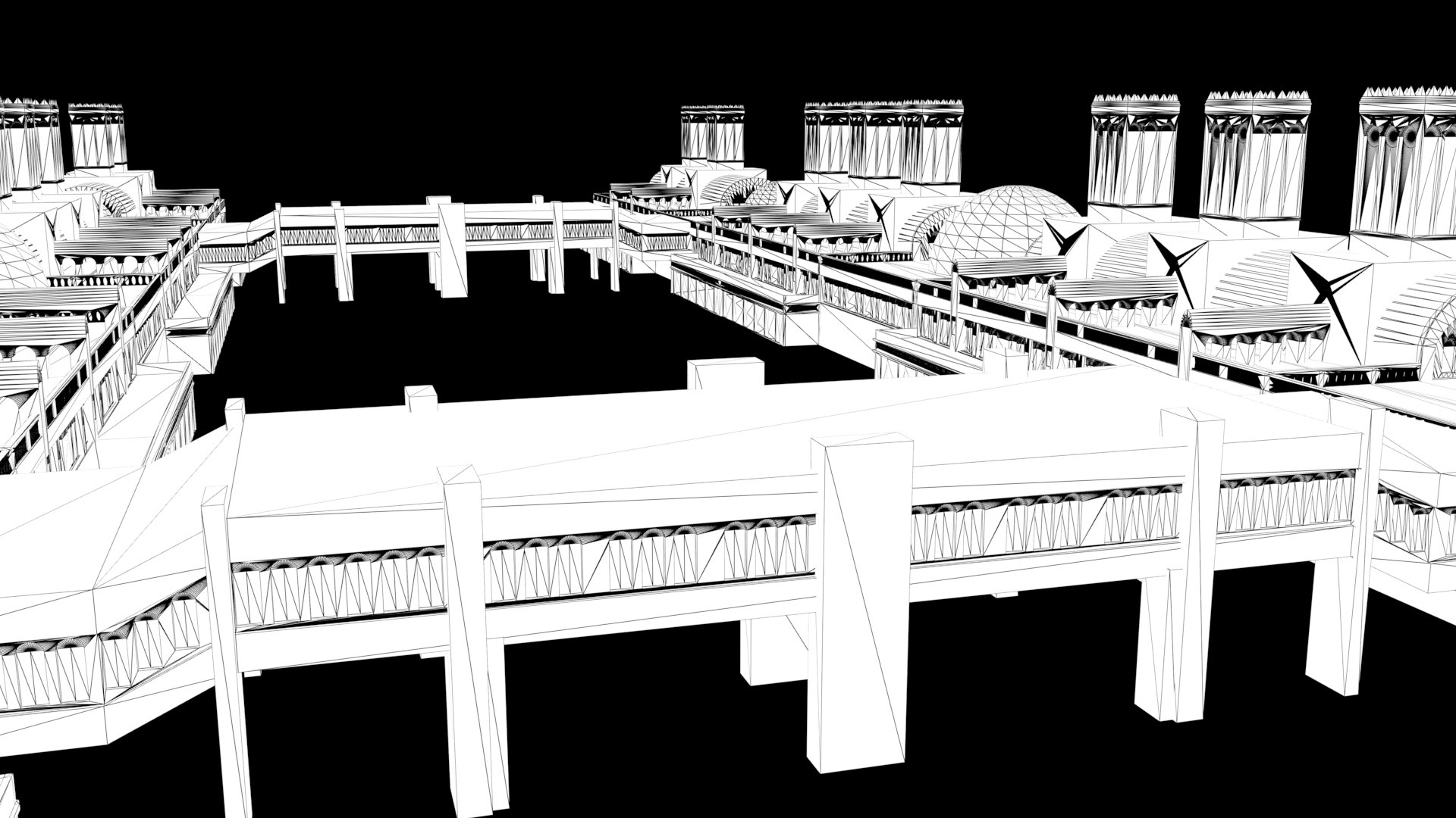 3D Model Central Souk Or Blue Souk Sharjah - TurboSquid 2296144