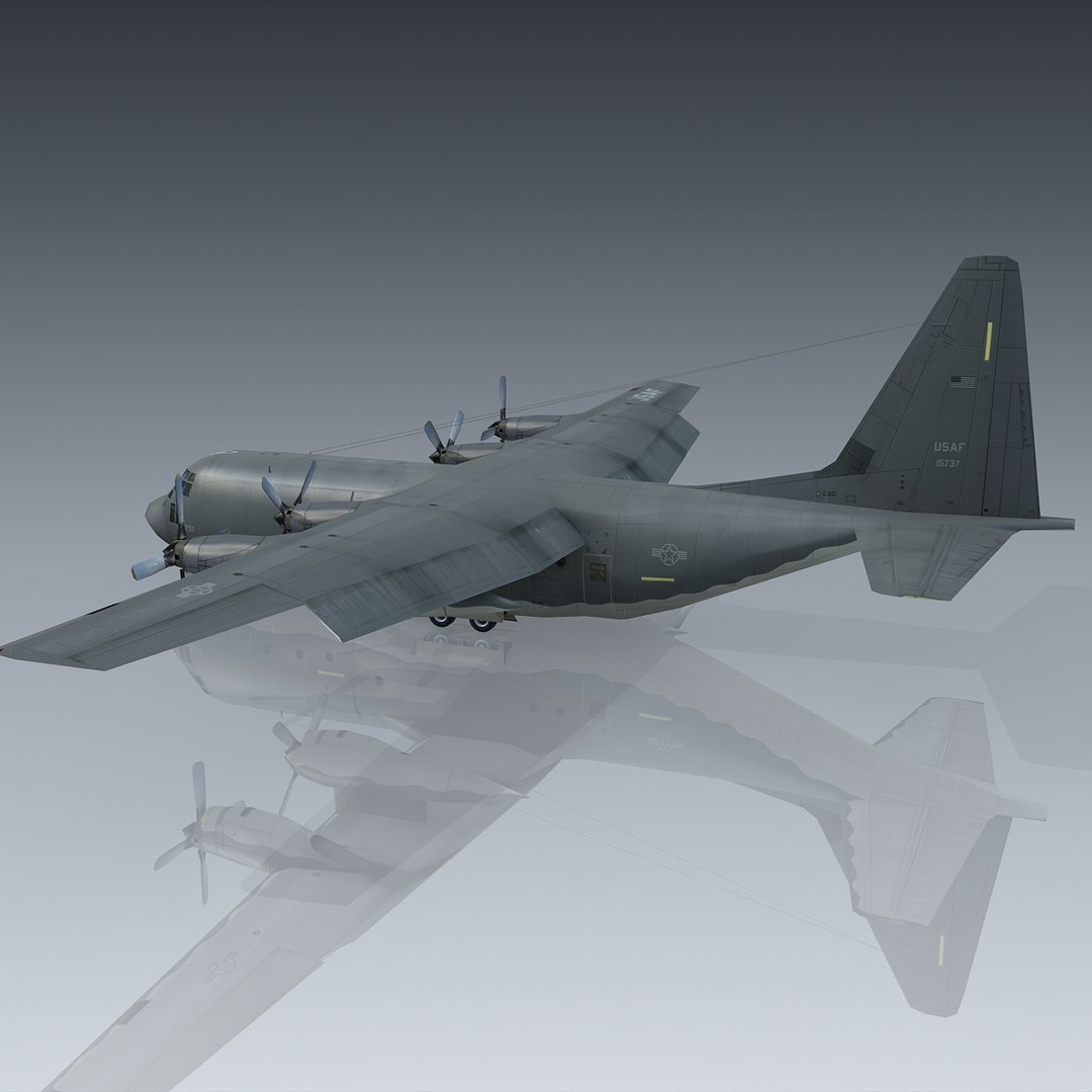 dark owl recon lockheed c-130 3d 3ds