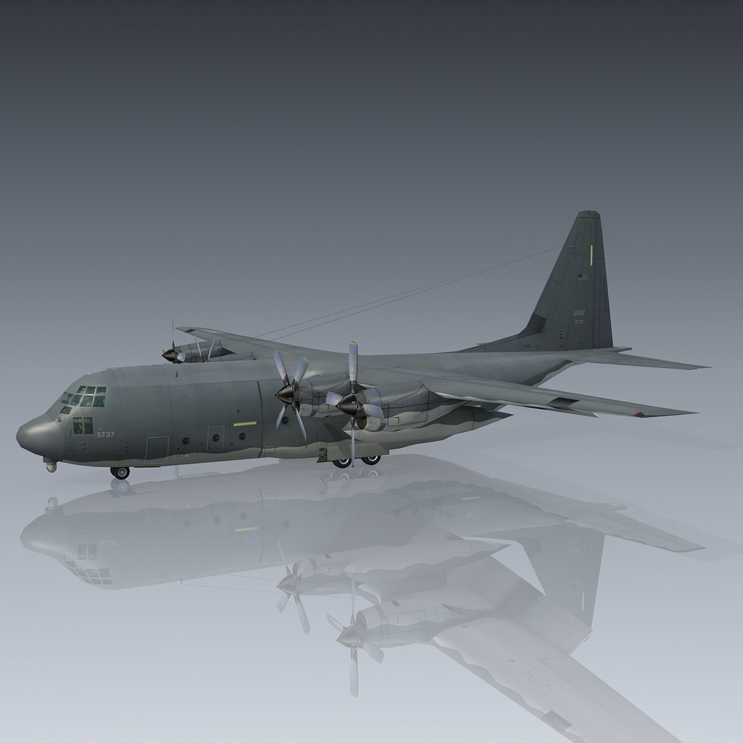 dark owl recon lockheed c-130 3d 3ds