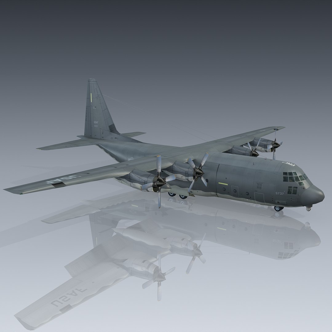 dark owl recon lockheed c-130 3d 3ds