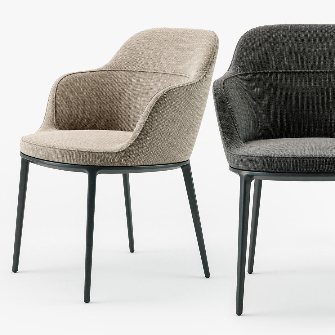 3D Maxalto Caratos Chair - TurboSquid 1405028