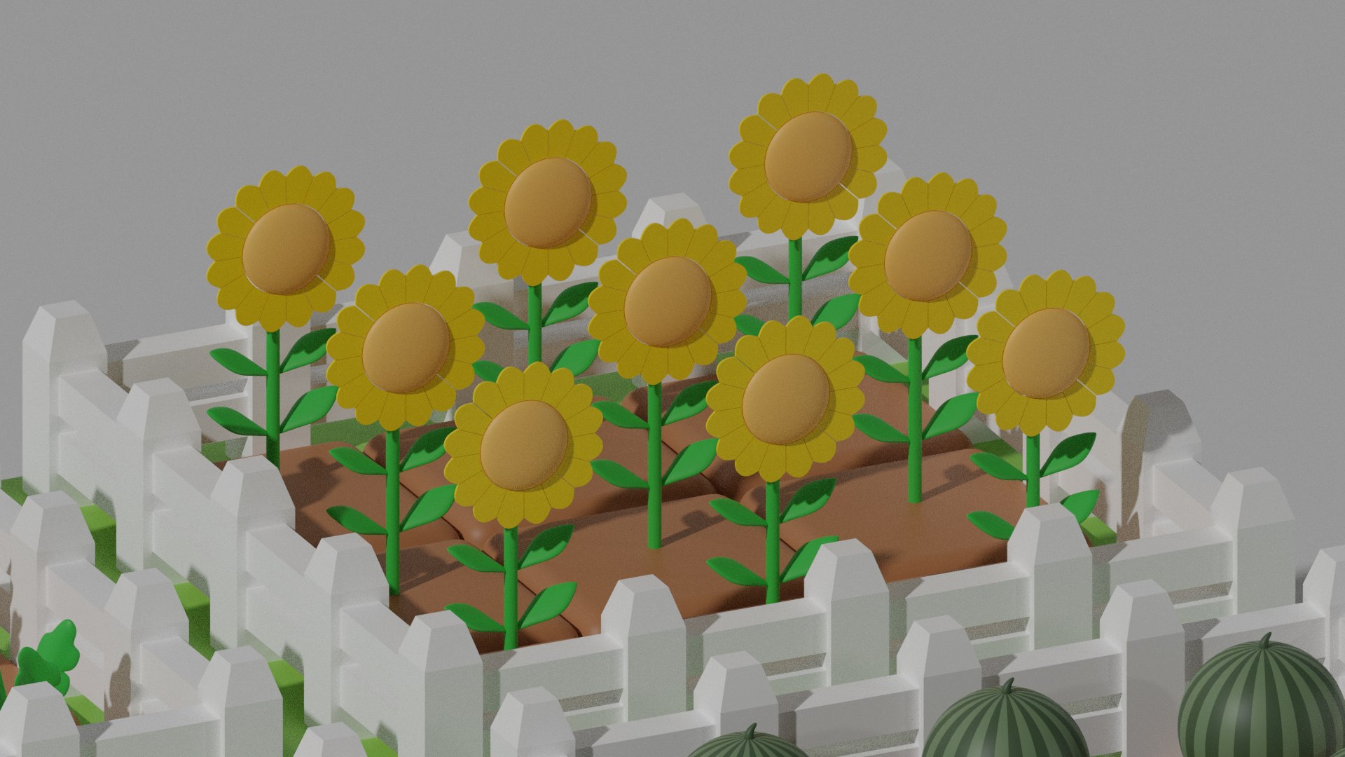 Cartoon Farm 3D Model - TurboSquid 2348143
