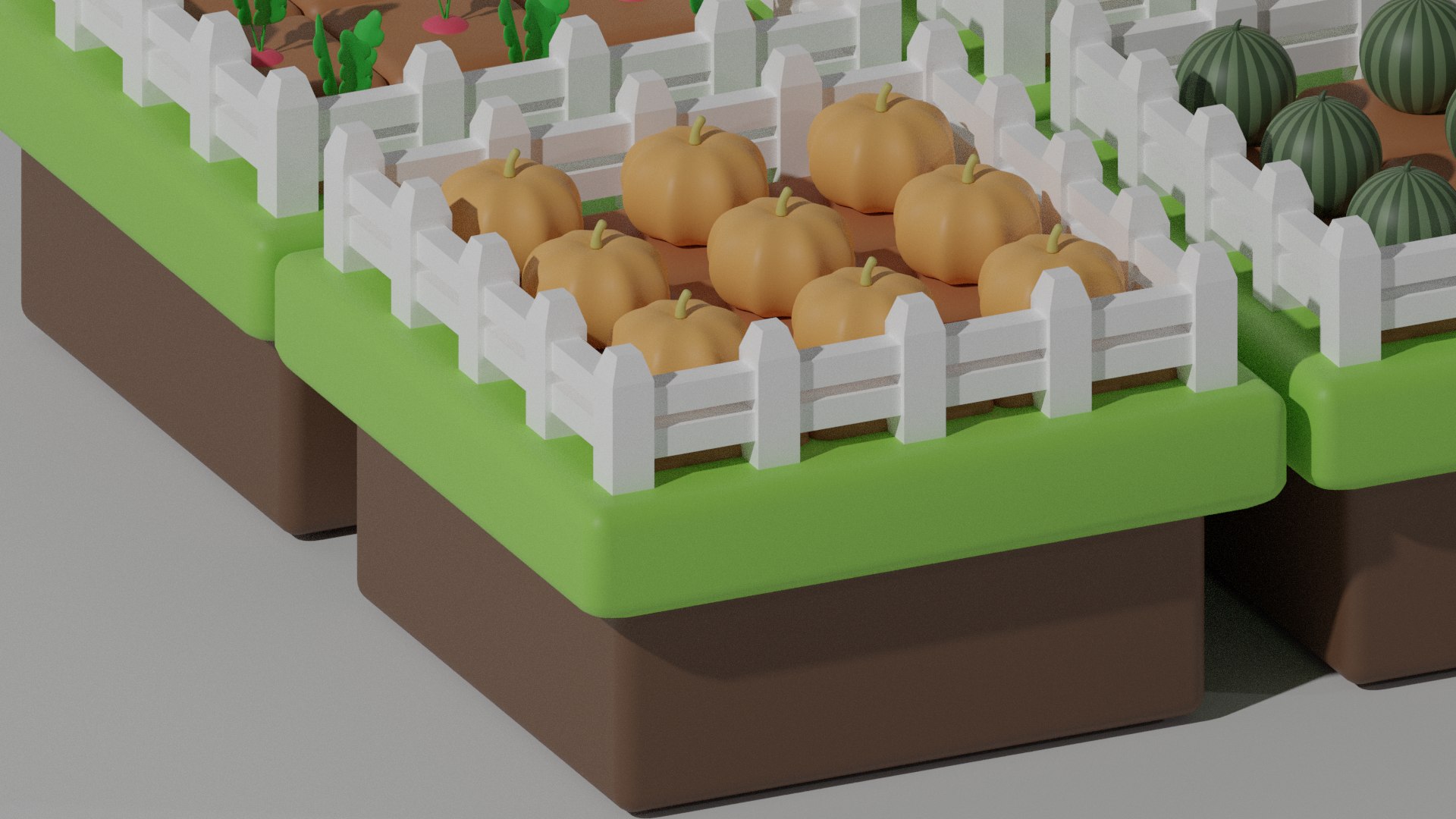 Cartoon Farm 3D Model - TurboSquid 2348143