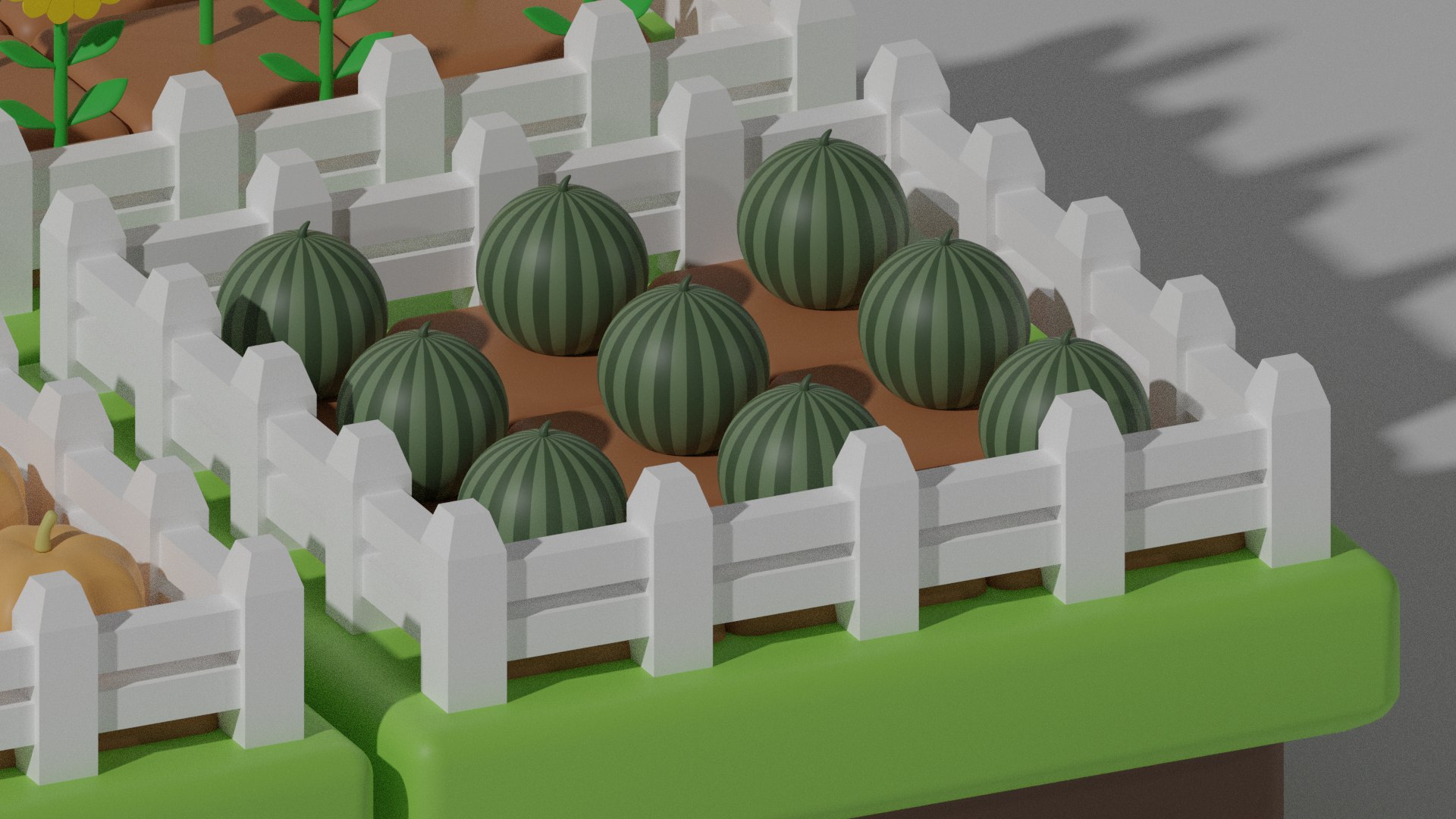 Cartoon Farm 3D Model - TurboSquid 2348143