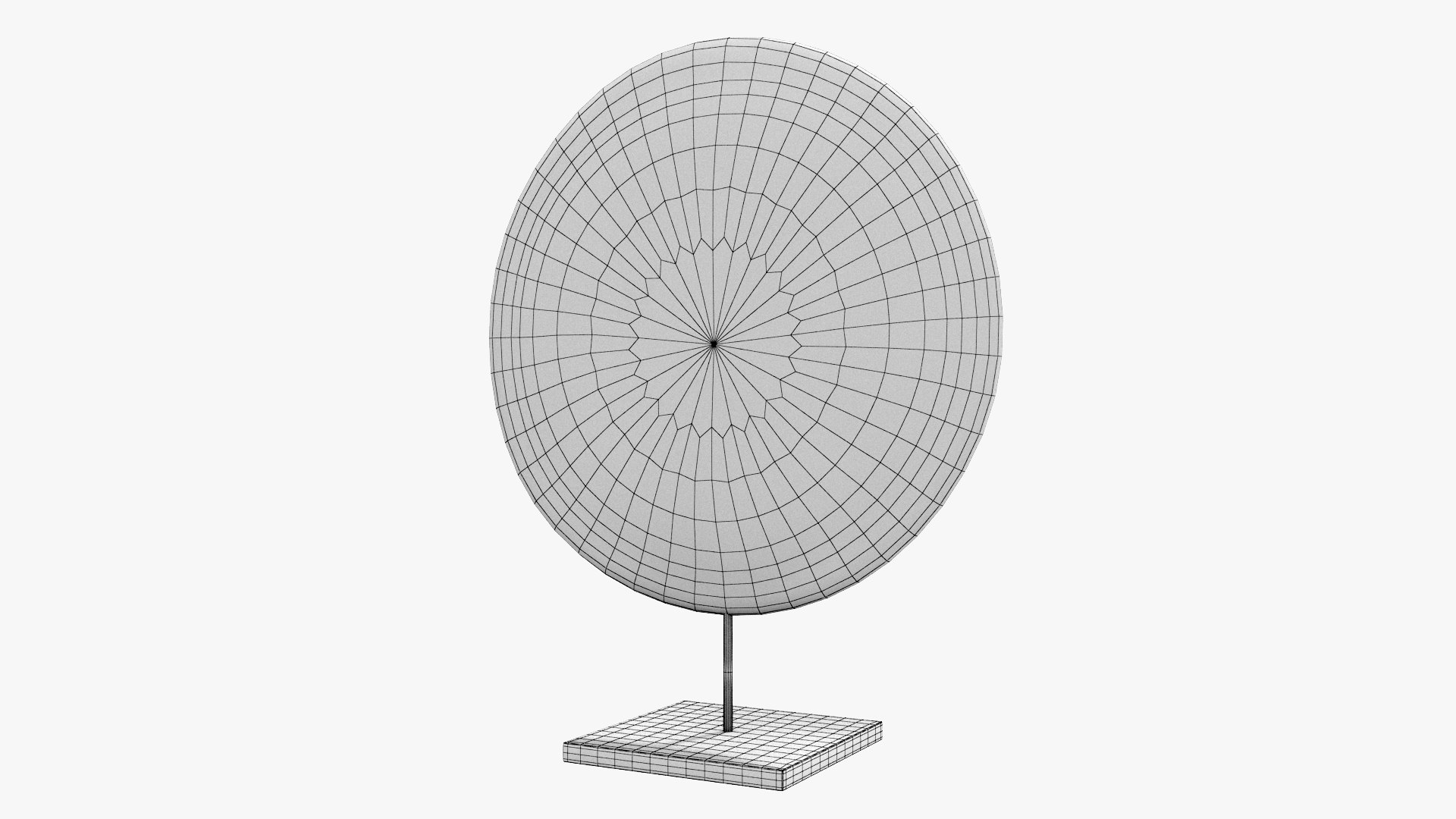 3D Sculpture Ribbed Disc model - TurboSquid 2101410