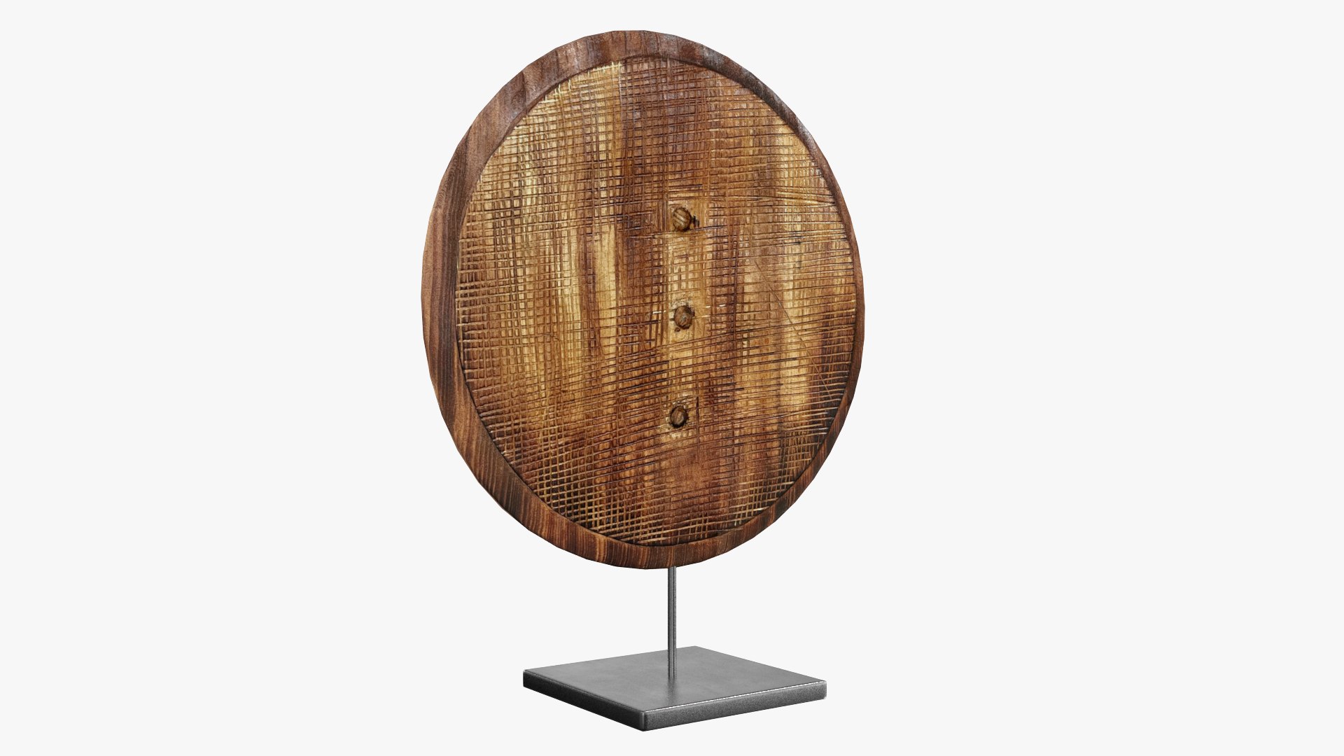 3D Sculpture Ribbed Disc model - TurboSquid 2101410