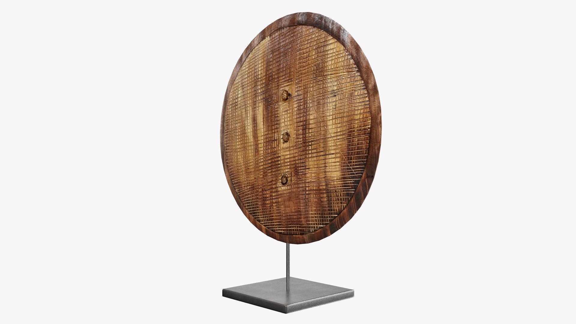 3D Sculpture Ribbed Disc model - TurboSquid 2101410