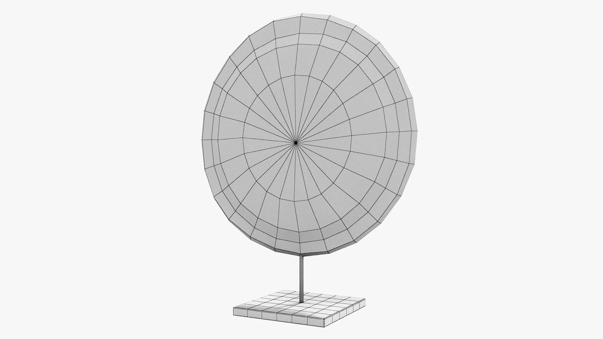 3D Sculpture Ribbed Disc model - TurboSquid 2101410