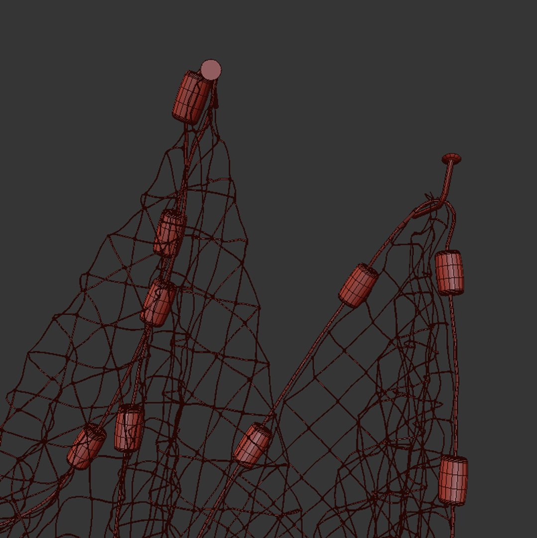3D Model Fishing Net - TurboSquid 1543179
